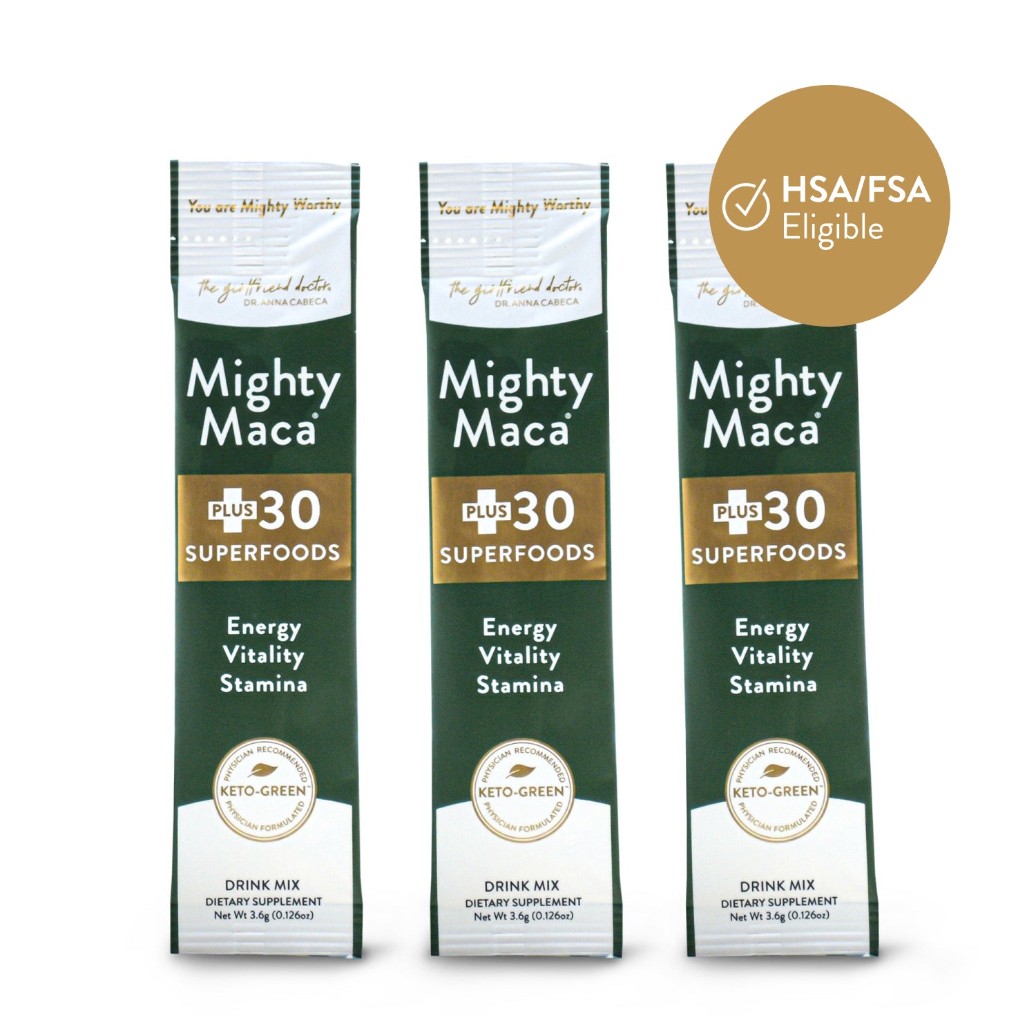 Mighty Maca® Plus Trial Pack: Green Superfood Drink – Shop – Dr. Anna ...