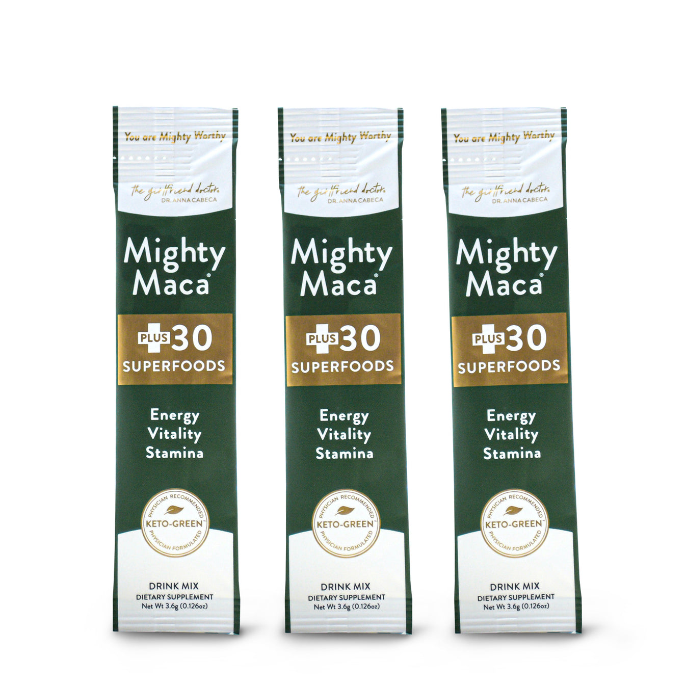 Mighty Maca® Plus Trial Pack: Green Superfood Drink – Shop – Dr. Anna ...