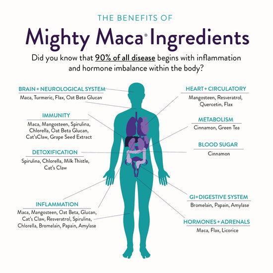 Mighty Maca® Plus: Menopause Supplement / Green Superfood Drink – Shop ...